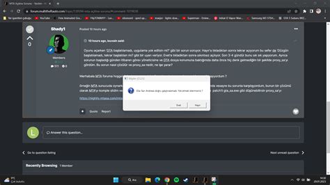 mta açılma sorunu yardım multi theft auto forums