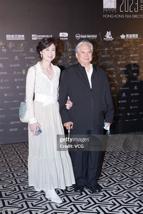 Actordirector Sammo Hung Kam Bo And His Wife Attend 2023 Hong Kong