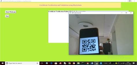 An Application For E Certificate Verification And Validation Using