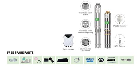 Difful 1500w Solar Water Pump 360ft 120m Burhani Solar