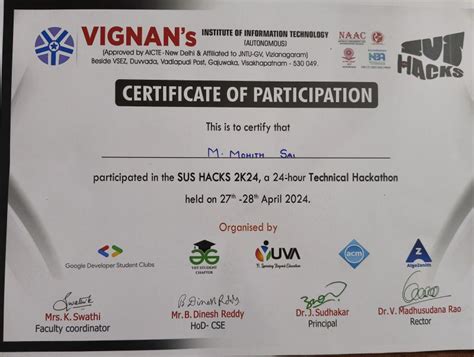 mohith sai malla on linkedin sushacks2024 hackathon coursenavigator edtech innovation