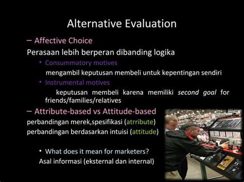 Alternative Evaluation And Selection Ppt Ppt Business Business And Finance
