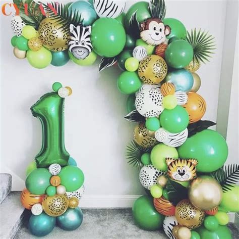Jungle Themafeest Dieren Feestversiering 35 Stuks Verjaardag Versiering Jungle Bol