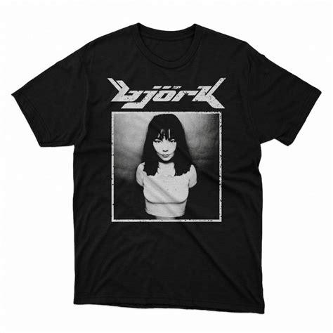 Bjork Shirt Retro Unisex Bjork Logo Hip Hop Tee In 2025 Tees Tee