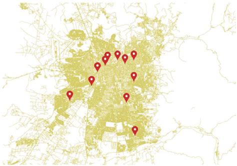 survey interception points in santiago download scientific diagram