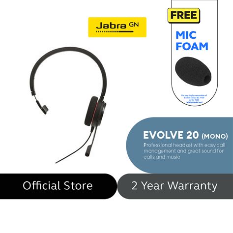 Jabra Evolve MS Mono USB A Headset Shopee Philippines
