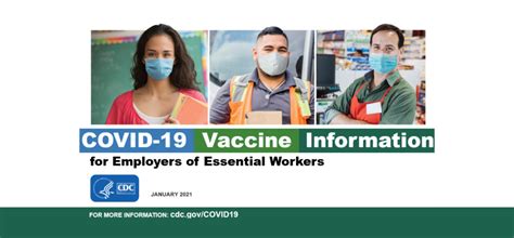 COVID 19 Vaccine Communication Toolkit For Essential Workers Health Leads
