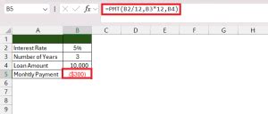Mastering PMT Function In Excel Examples MyExcelOnline