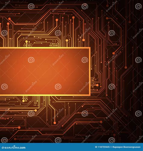 The Design Of Electronic Circuits Is Complex Stock Vector Illustration Of Innovation