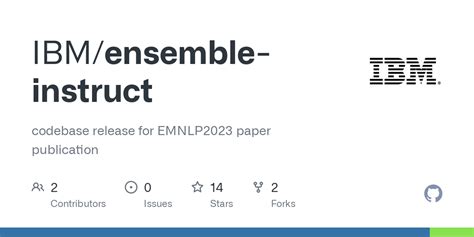 Github Ibmensemble Instruct Codebase Release For Emnlp2023 Paper Publication