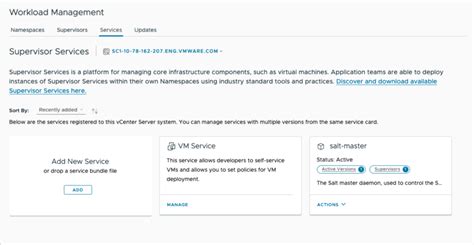 Виртуализация Новое на Vmware Labs утилита Salt Supervisor Service