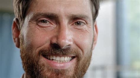 Front View Close Up Male Portrait Indoors Serious Pensive Dreaming