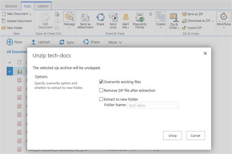 Boostsolutions Bulk Zip And Unzip For Sharepoint On Premises