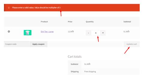 Variations Quantity Control Each Total Min Max Quantity Step Control Plugin