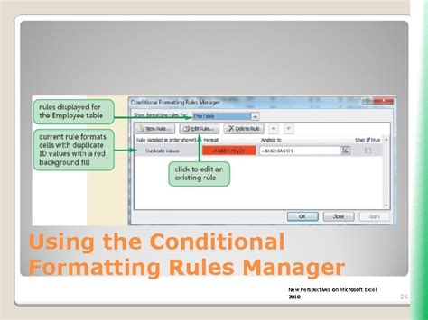Using Advanced Functions And Conditional Formatting Microsoft Excel