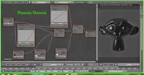 Plastic Material Node Set Up In Blender Cycles An Easy One