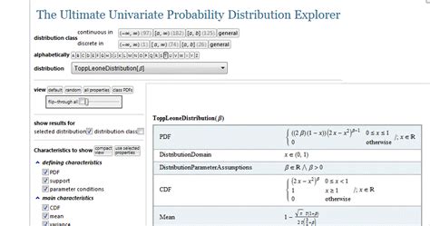 Econometrics Beat Dave Giles Blog The Ultimate Probability Distribution Explorer