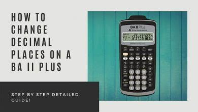 How To Change Decimal Places On Hp Bii Calculator Operating Methods