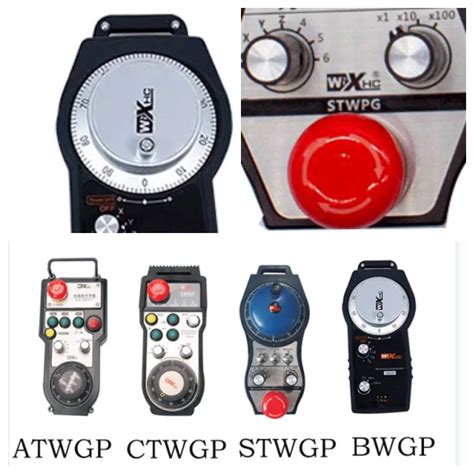 Swgp Series Wireless Cnc Controller Handwheel Plastic E Stop Cnc Pendant Remote Control