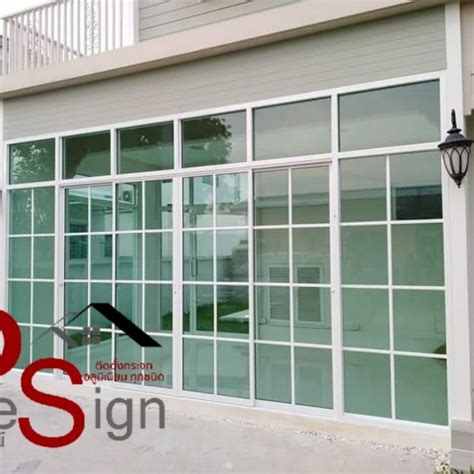 ประตูบานเลื่อนแบ่ง6ซอยเล่นลายโมเดิร์น Shopee Thailand