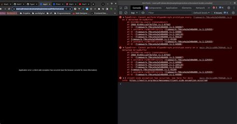 typeerror cannot perform typedarray prototype every on a detached