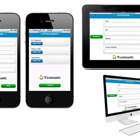 Simple Job Application Form Social Media Page Contest