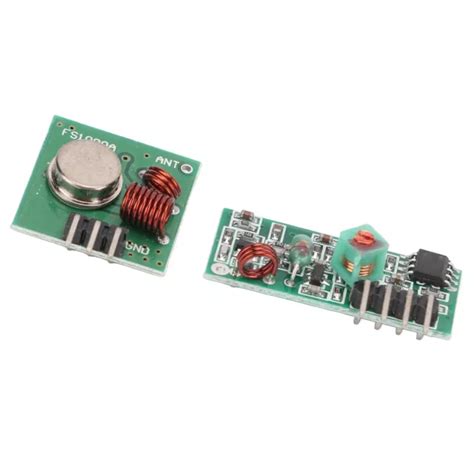 Rf 433mhz Transmitter Receiver Kit Super Regenerative Transceiver Module £7 62 Picclick Uk