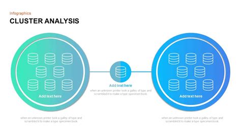 Cluster Analysis Concept Diagram For Powerpoint Slide