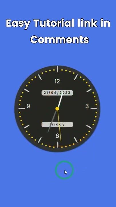 fantastic js analogclock youtube