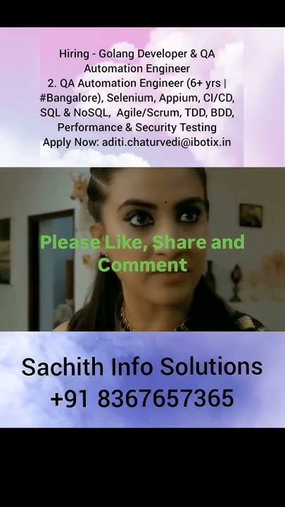 Hiring Golong Developer And Qa Automation Engineer Golongdeveloper Qaautomation Testingjobs