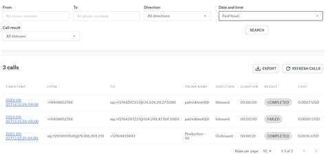 How Do I Access Call Detail Records Sinch Community 12665