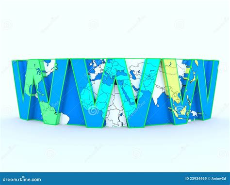 World Wide Web Stock Illustration Illustration Of Online 23934469