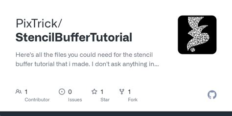 StencilBufferTutorial StencilMask Shader At Main PixTrick StencilBufferTutorial GitHub
