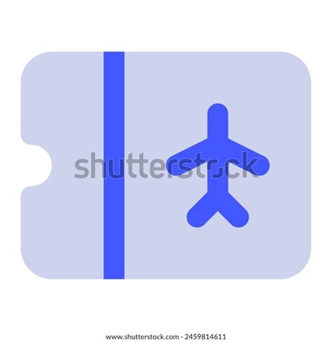 Boarding Pass Icon Web App Infographic Stock Vector Royalty Free 2459814611 Shutterstock
