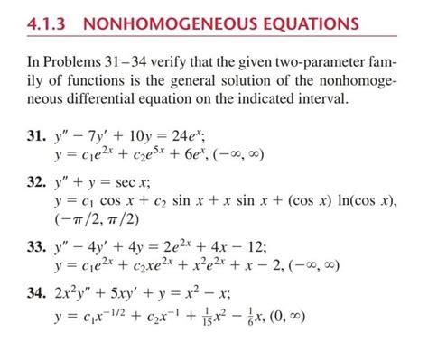 Solved In Problems Verify That The Given Two Parameter Chegg