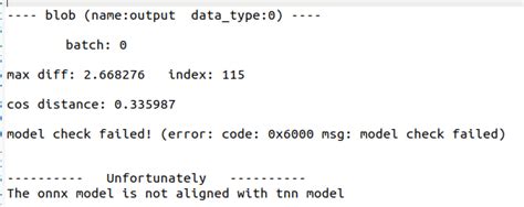 onnx转tnn的过程中model check没过 · issue 1845 · tencent tnn · github