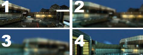From 1 To 4 A Blurring Effect Application During A Rotation