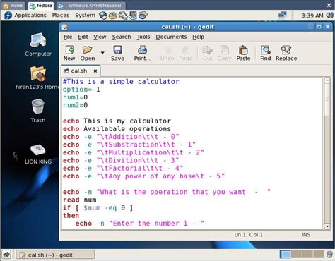 It Relations Create A Simple Console Calculator Using Shell Scripts