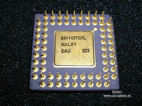 Cpu Galaxyat Vintage Chips Intel 80188 Section