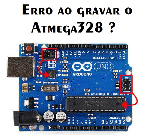 Como gravar no atmega versão diferente da p