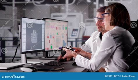 3d Engineer S Software Design Stock Illustration Illustration Of
