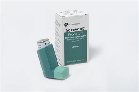 Serevent 25micrograms Dose Evohaler Glaxosmithkline Uk Ltd 120 Dose Rightbreathe