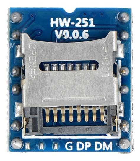 Modulo Wtv 020 Wtv 020 Wtv020 Sd 16p Audio Arduino Raspberry Cyberofice
