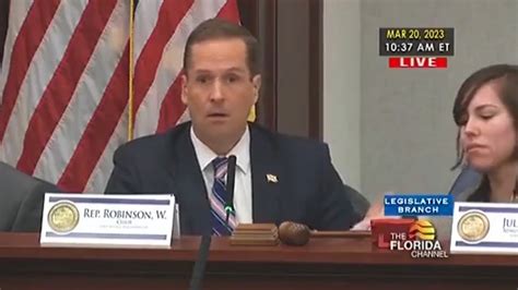 Florida State Rep Reads Anita Dick And Holden Hiscock As Names Of