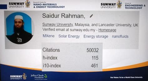 Saidur Rahman On Linkedin Alhamdulillah 50k Total Citations Reached Today 211 Comments