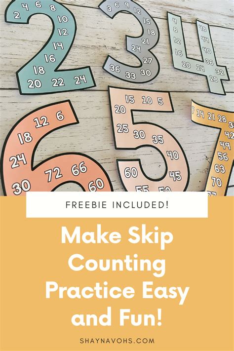 Make Skip Counting Practice Easy And Fun Shayna Vohs