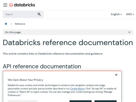 Databricks Api Api Details
