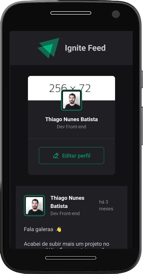 github thiagonunesbatista ignite feed reactjs static application