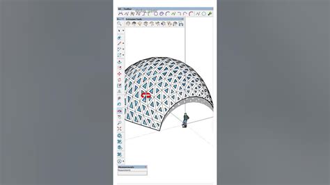 How To Create A Geodesic Dome Shaped Building In Sketchup Using The Bz