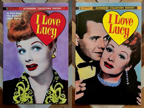 I Love Lucy 1 2 Fn Vf Eternity 1990 Rare Htf Classic Comic Strip Lucille Ball Comic Books